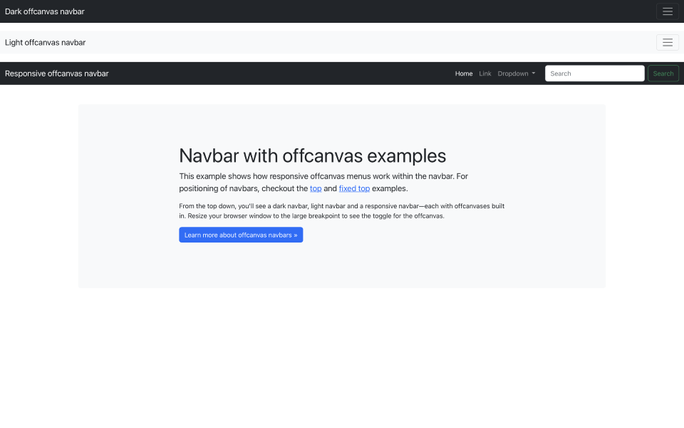 Examples · Bootstrap v5 中文文档 v5.3 | Bootstrap 中文网
